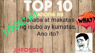 Logic Questions Tagalog At Sagot