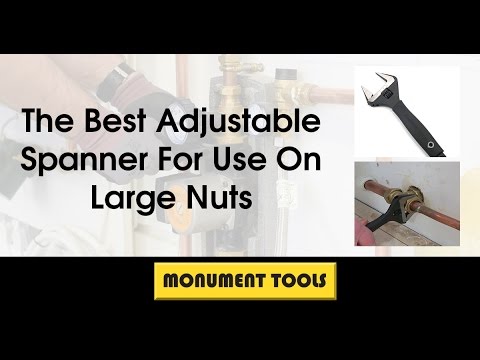The Best Adjustable Spanner For Use On Large Nuts - YouTube