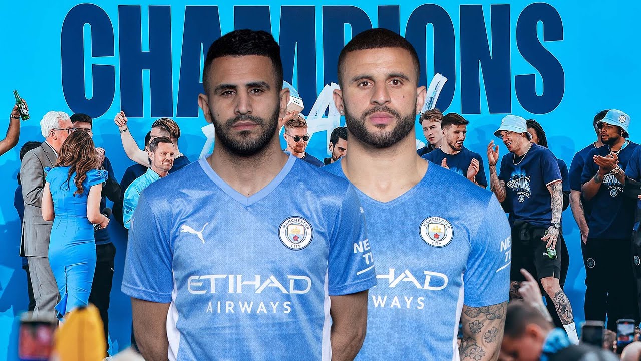 Foot : Riyad Mahrez met dans l'embarras son coéquipier Kyle Walker avec ...
