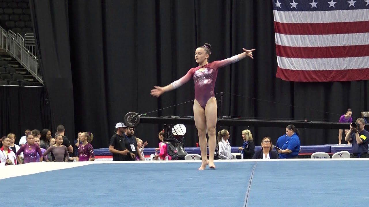 Sophia Butler – Floor Exercise – 2019 U.S. Gymnastics Championships ...