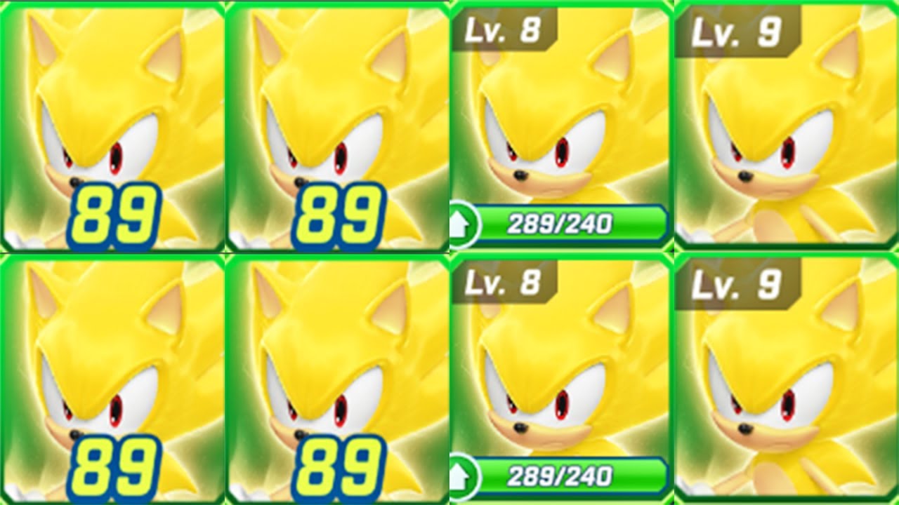 Sonic Forces Speed Battle - SUPER SONIC Level UP: Upgraded Supersonic Level 9 - Android IOS ...