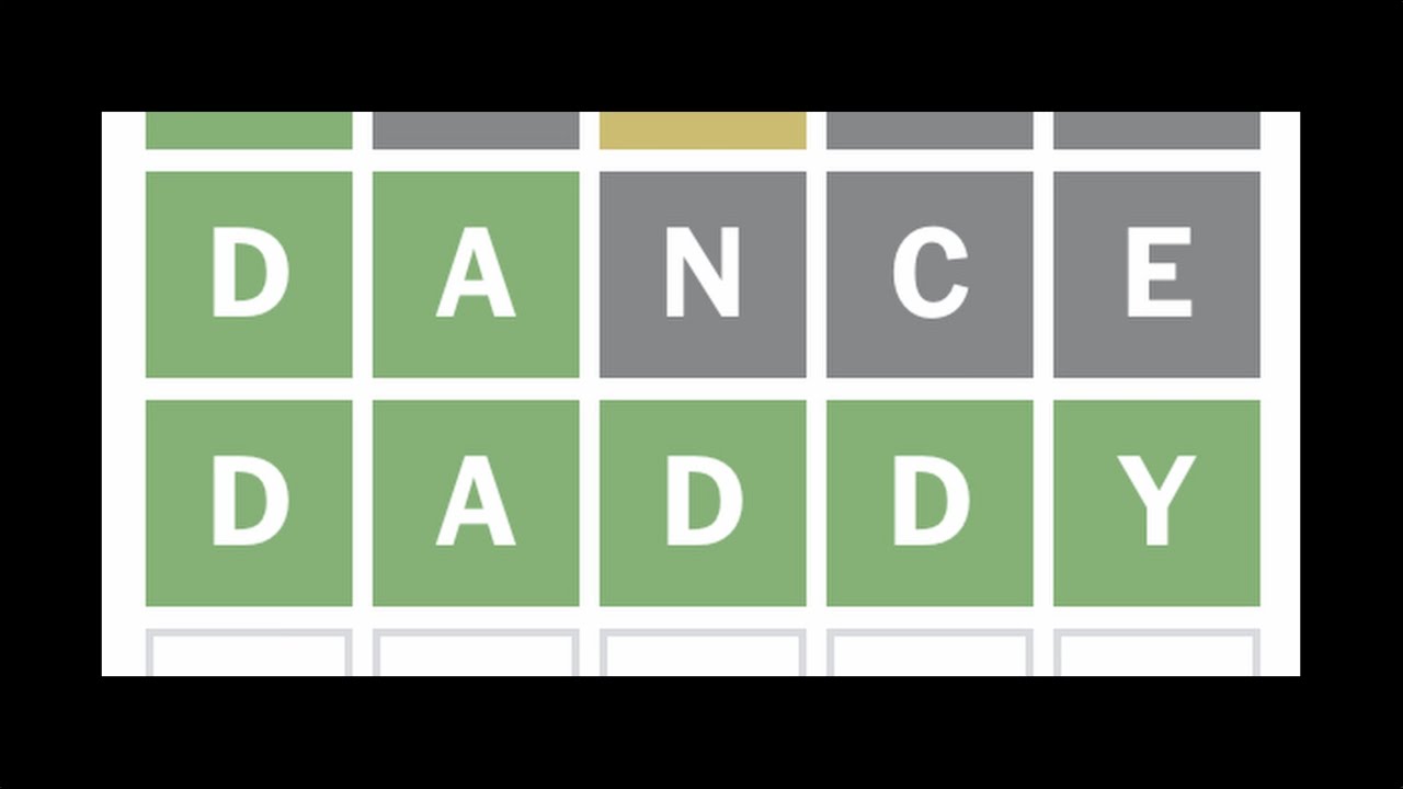 Dance Daddy (The Wordle Song) - inspired by real screenshots - YouTube