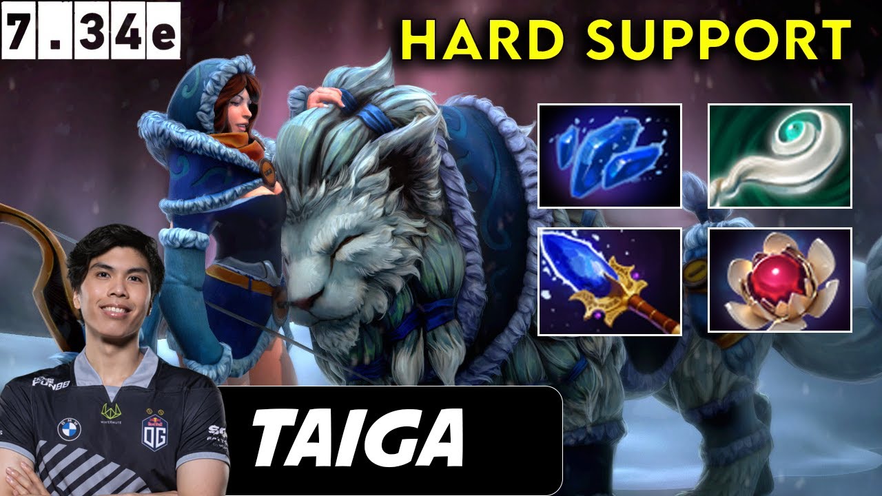 Taiga Mirana Hard Support - Dota 2 Patch 7.34e Pro Pub Gameplay - YouTube