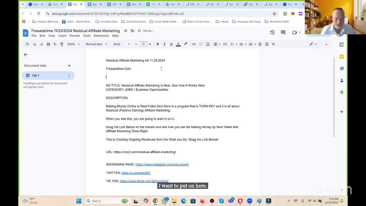 Wine and Food and then onto the PBS AD POSTING Marathon for Holiday Ads ...