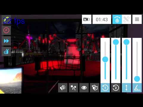 Funfair ride simulator 4 ( power spin ) - YouTube