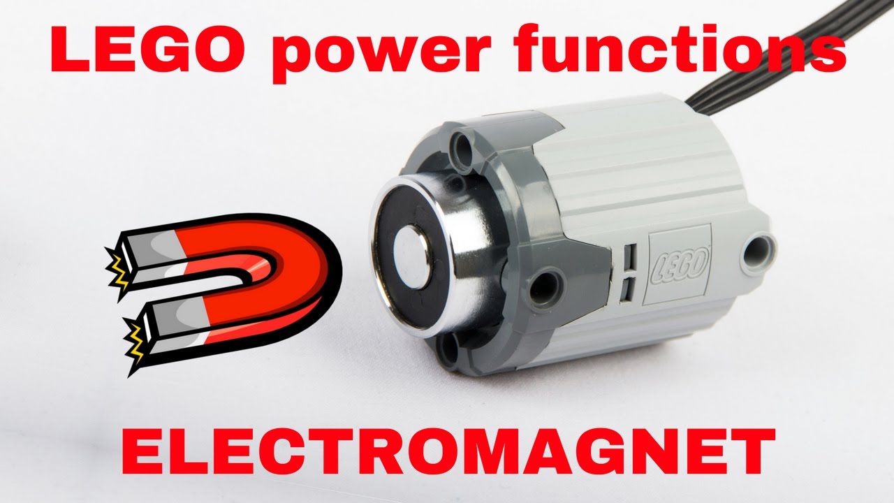 LEGO power functions electromagnet - YouTube