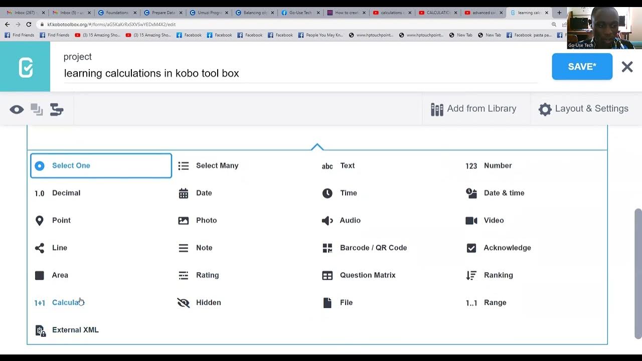 How to add calculations in kobotoolbox made easy 2022 - YouTube