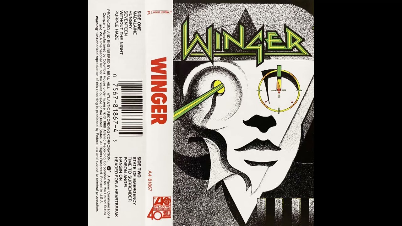 Winger: Seventeen (1988 Cassette Tape) - YouTube