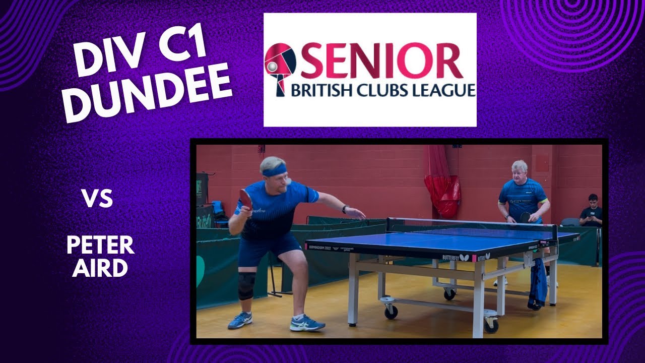 Neil Myatt vs Peter Aird (Short pips FH, Long pips BH) | Senior British ...