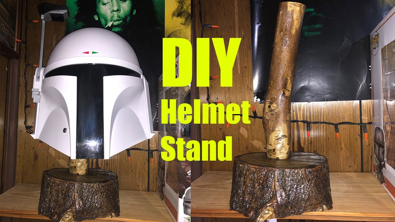 DIY Helmet Stand Build For My Black Series Boba Fett Helmet | Join Me ...