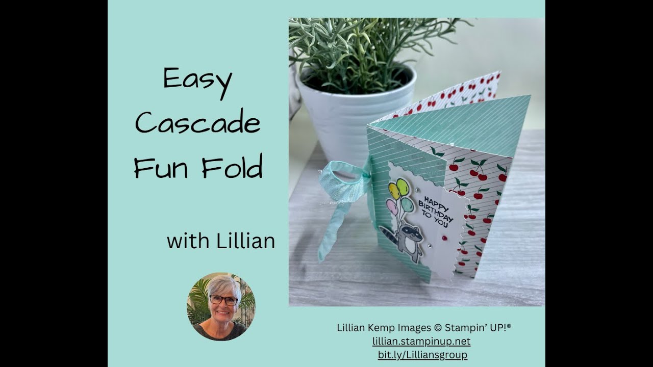 Easy Cascade Fun Fold - YouTube