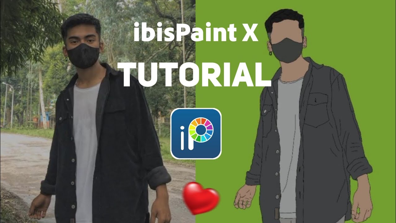 ibis Paint X TUTORIAL | New Trend Cartoon face photo editing || tiktok ...