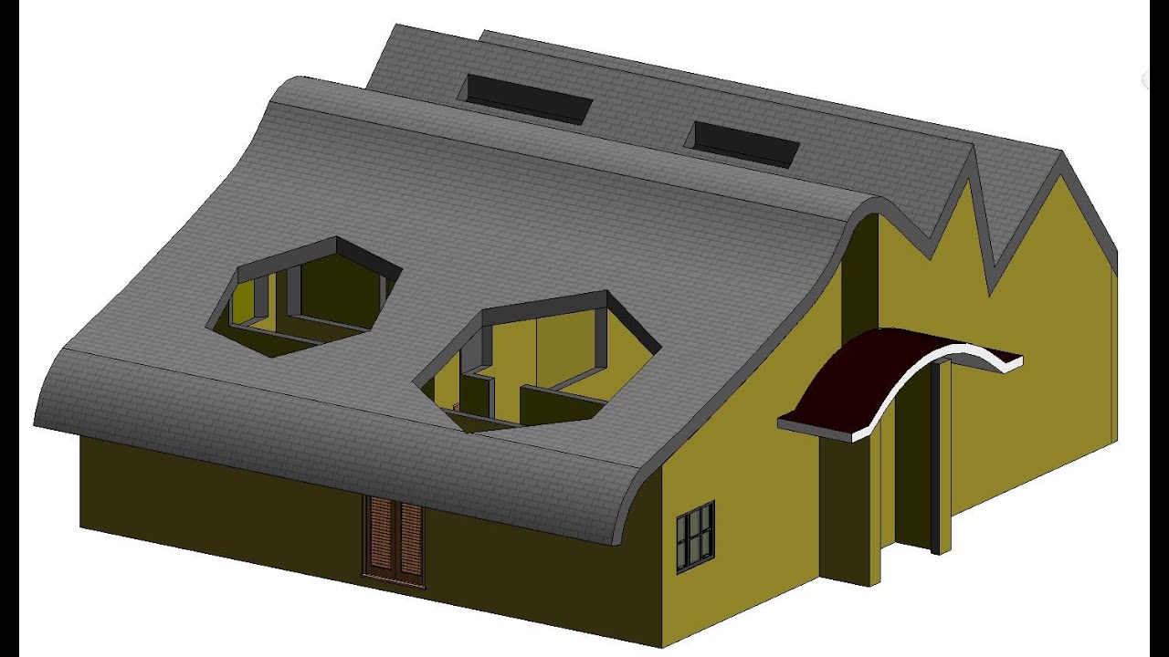 Creating Extrusion Roofs In Revit -34 - YouTube