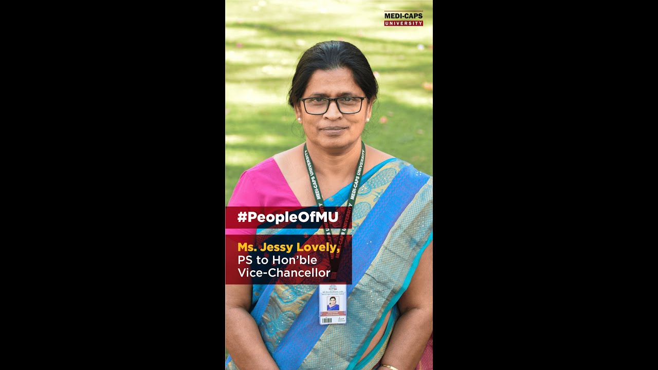 Meet Ms. Jessy Lovely our incredible PS to the Hon'ble Vice-Chancellor ...