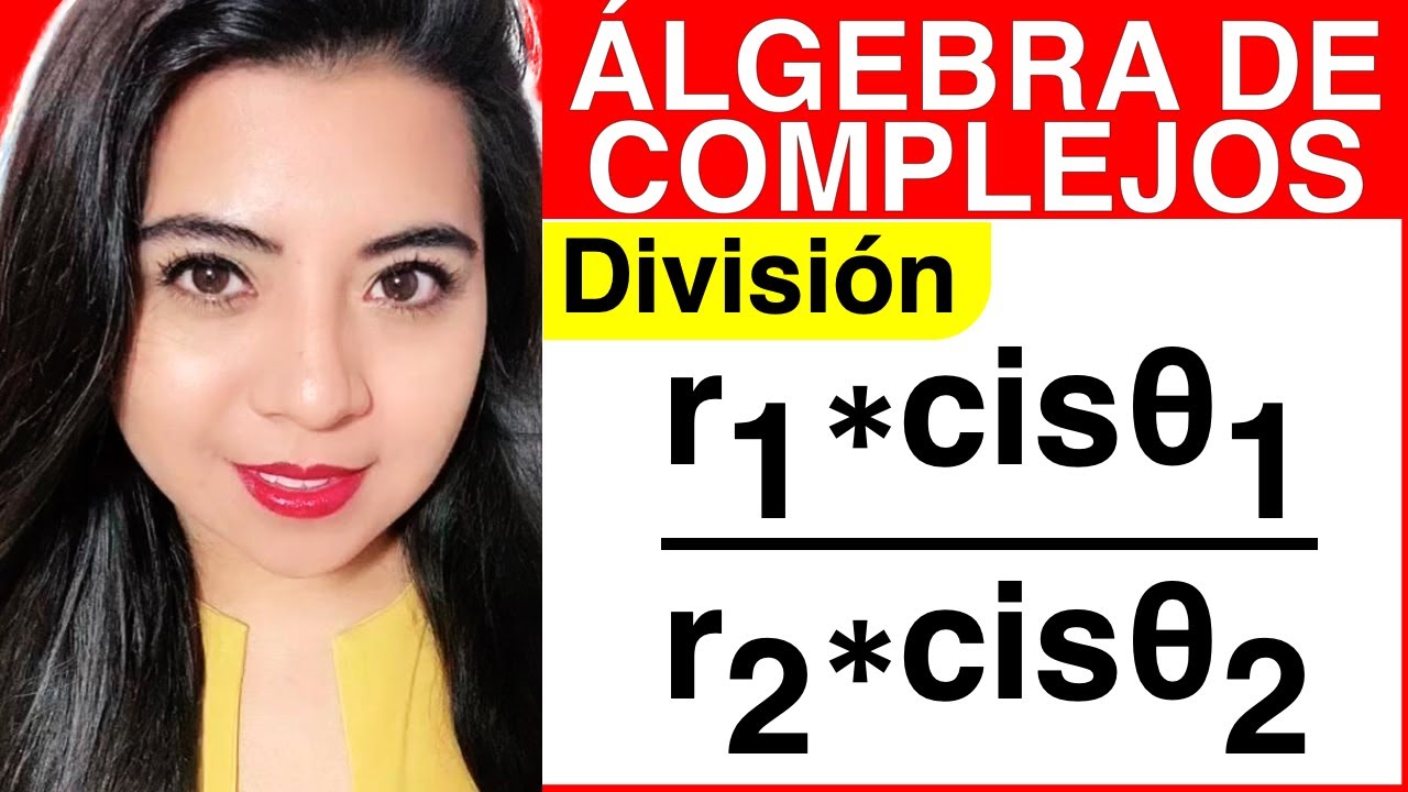 DIVISIÓN de números complejos en la FORMA POLAR ó CIS - YouTube