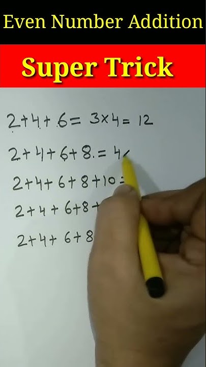 Even number addition trick|addition trick |maths short trick |maths magic |#maths #shorts # ...