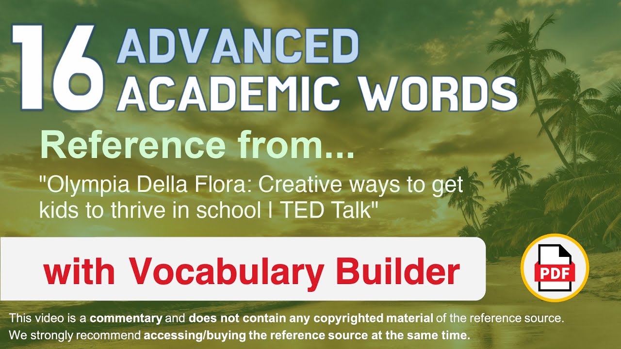 16 Advanced Academic Words Ref from "Creative ways to get kids to ...