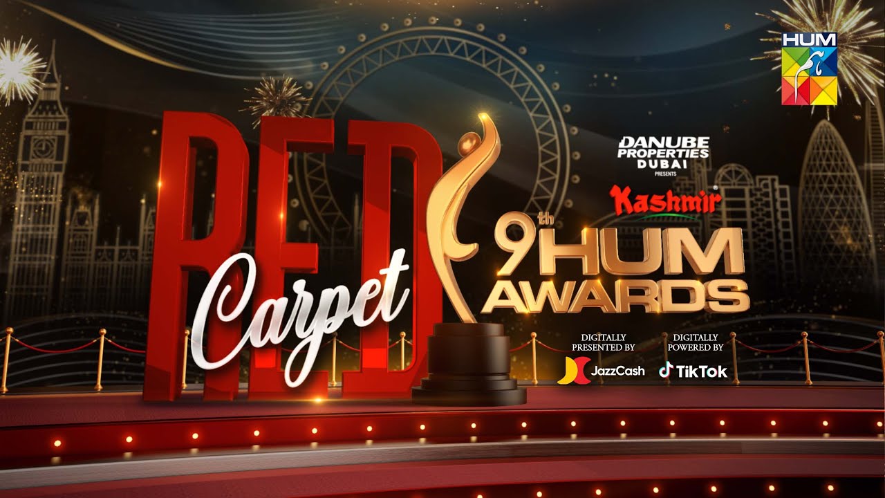 9th HUM Awards | 𝐒𝐭𝐚𝐫-𝐒𝐭𝐮𝐝𝐝𝐞𝐝 𝐑𝐞𝐝 𝐂𝐚𝐫𝐩𝐞𝐭 | HUM TV - YouTube