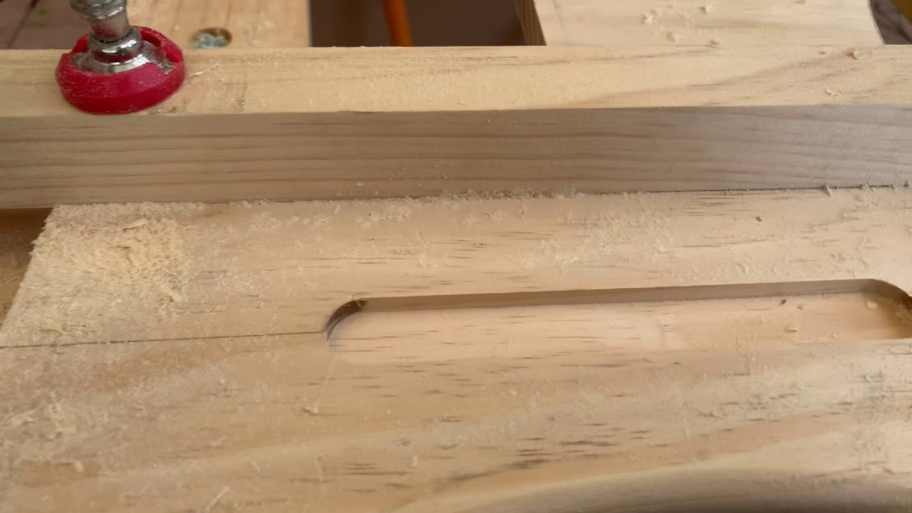 Stool 14 Brace in place - YouTube