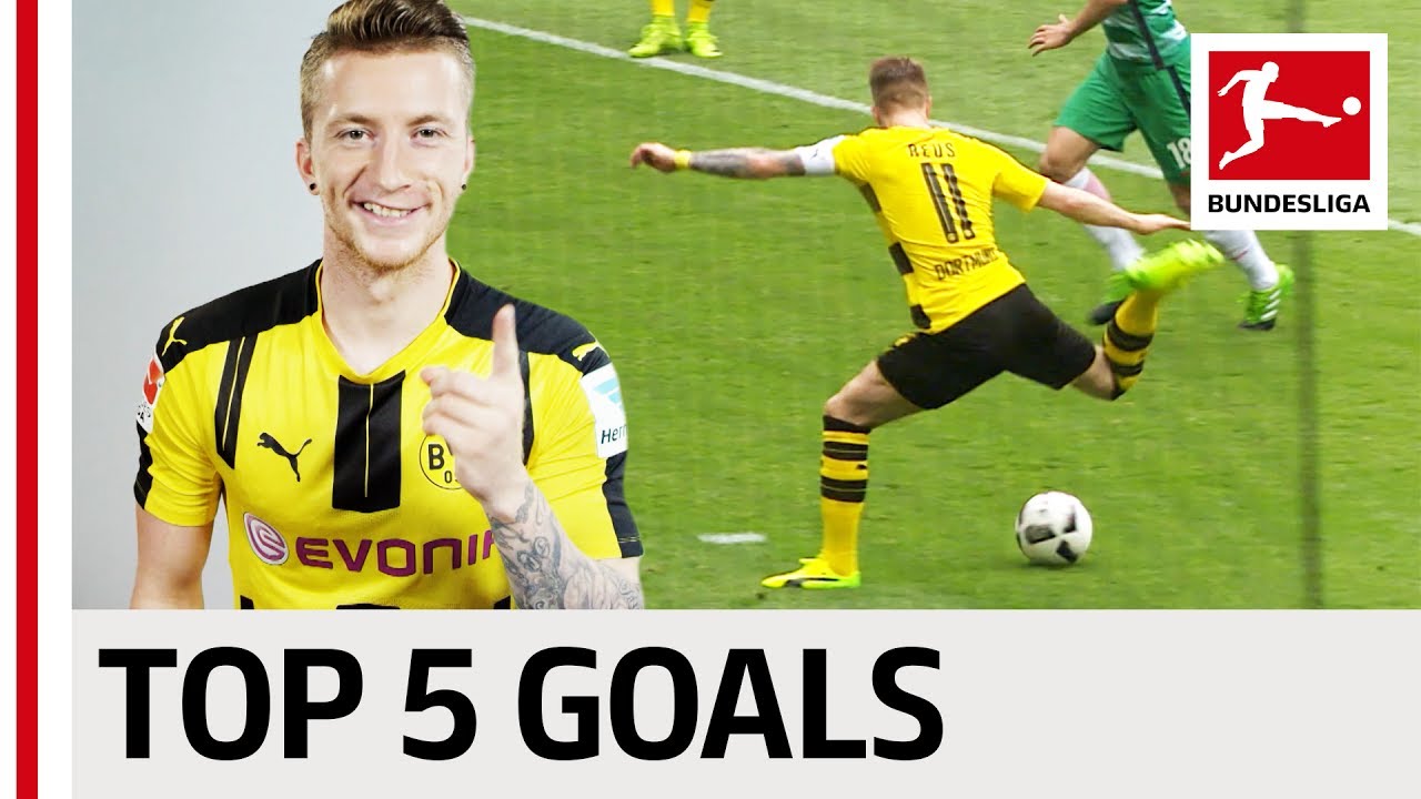 Marco Reus - Top 5 Goals - 2016/17 Season - YouTube