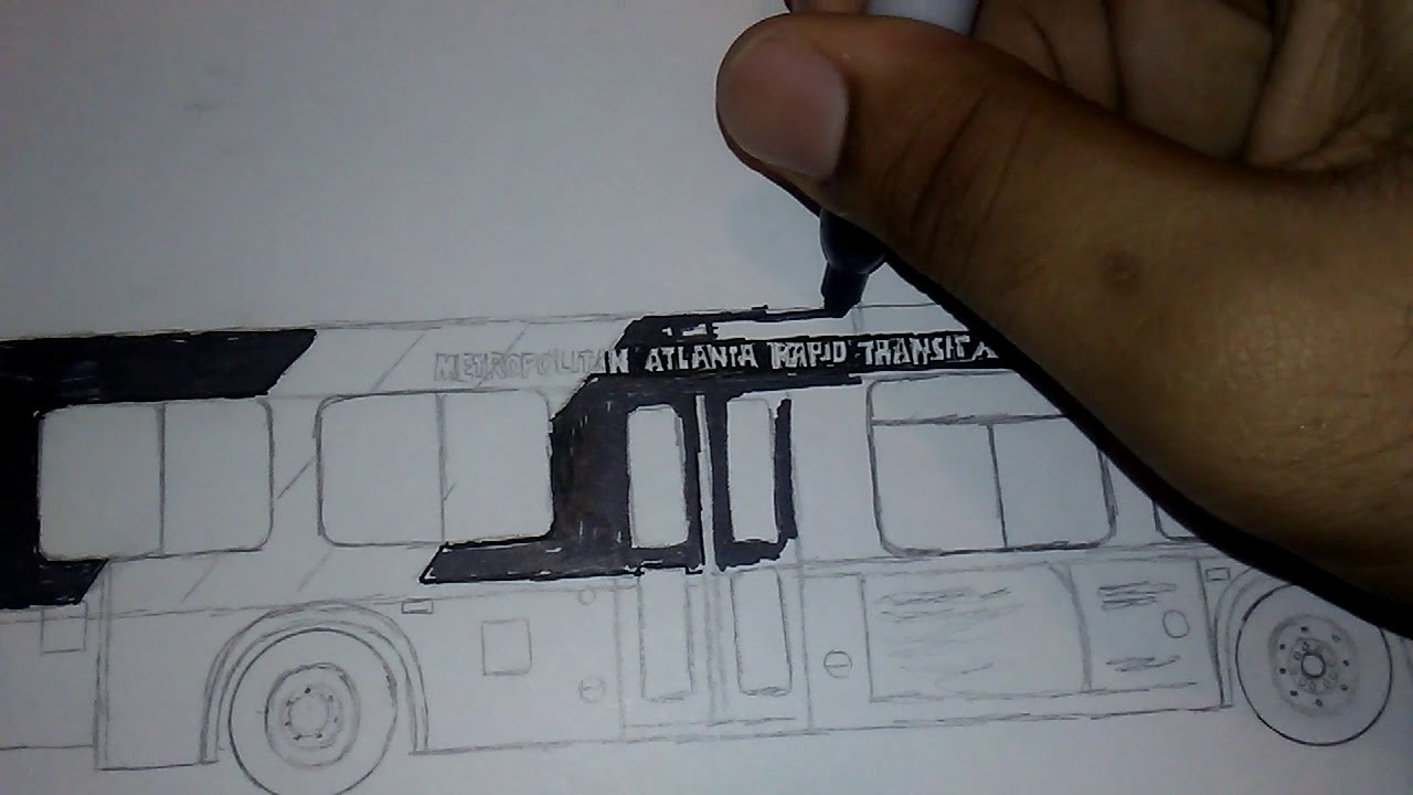 Designing a New Flyer D35LF Marta Bus. In Black Scheme! - YouTube