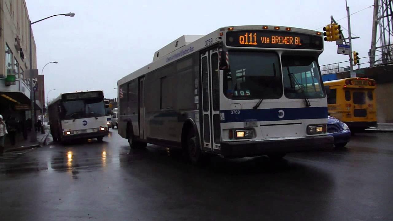 MTA Bus Company: Orion 05.501 #164 Q113 Limited @ Archer Avenue and Parsons Boulevard! - YouTube