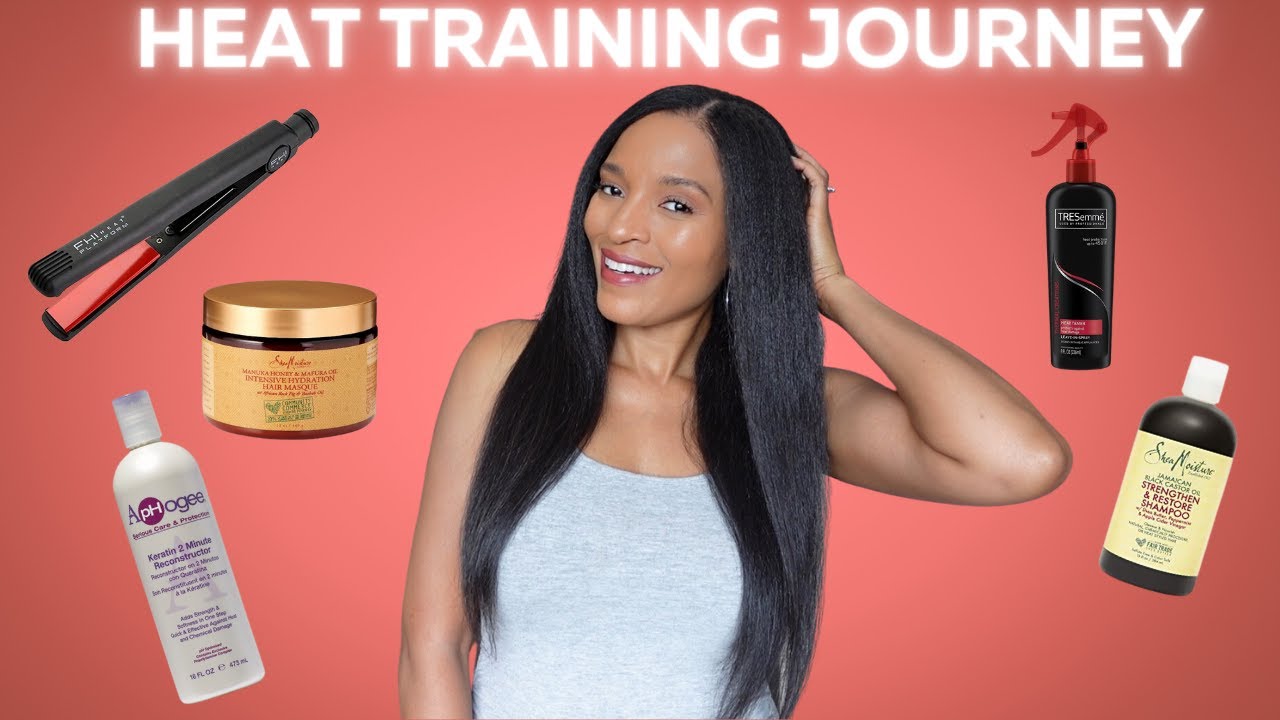 5 Tips To Start Heat Training Natural Hair | Heat Training Hair Journey ...