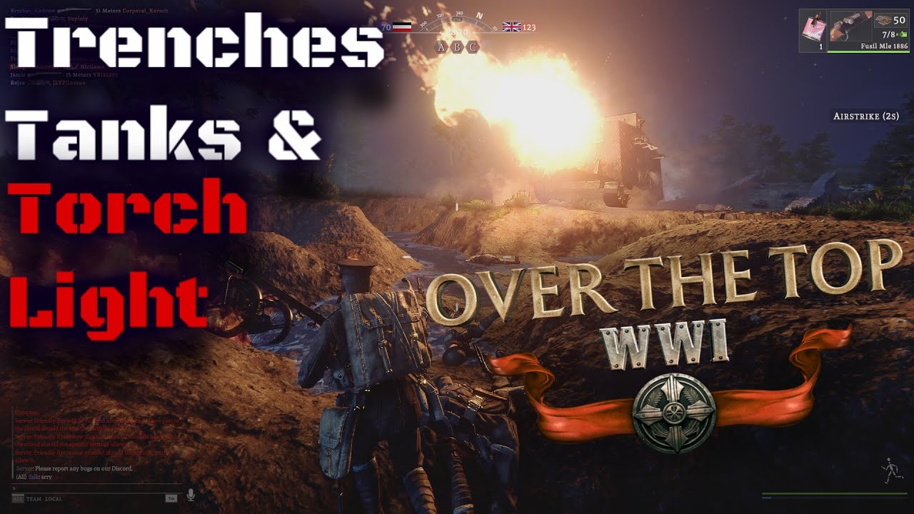 Over The Top WW1 - Trenches, Tanks and Torch Light - YouTube