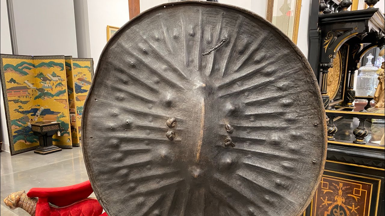 (Wicked Looking) Ethiopian Hide Shield - YouTube