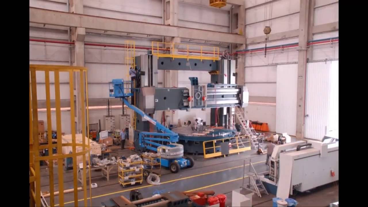 ROMI | Torno Vertical ROMI VT 5000 - PO - YouTube