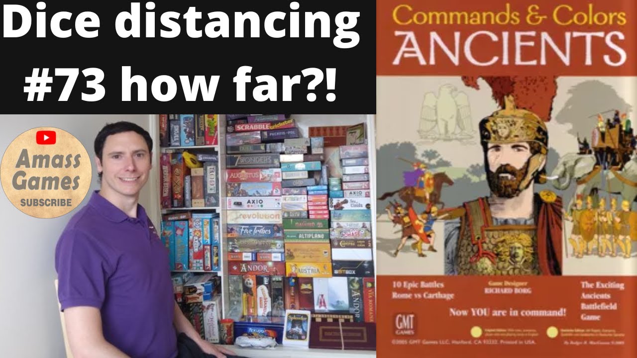 Dice Distancing #73 Command and Colors: Ancients how far do dice roll ...