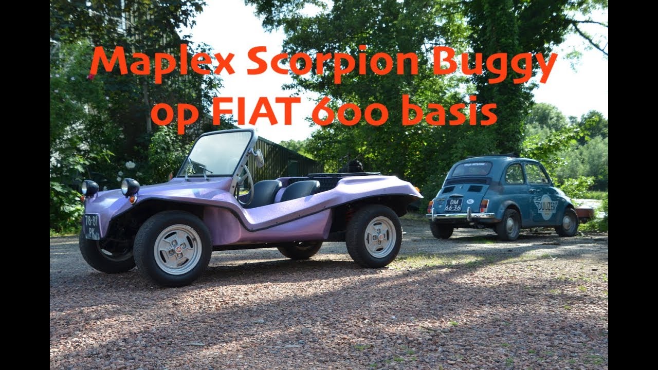 Maplex Scorpion buggy gebaseerd op Fiat 600 - YouTube