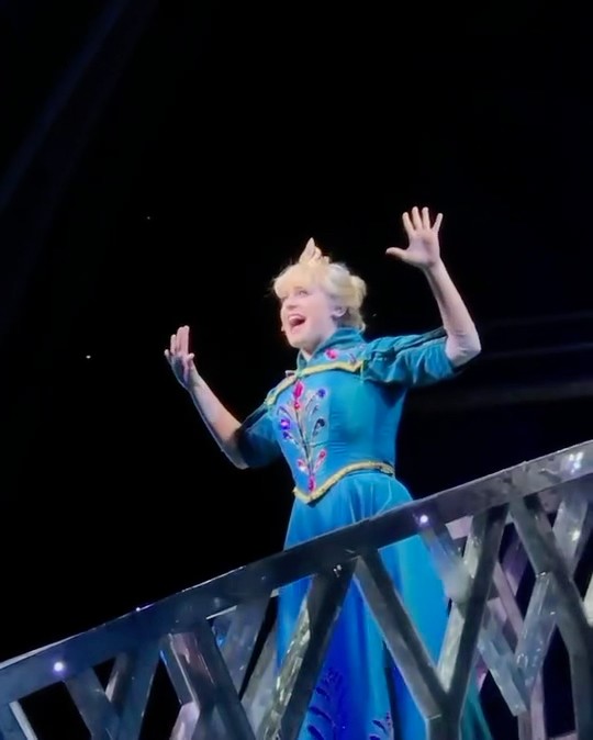 Chelsea Franko as Elsa in Frozen: Live at the Hyperion! January 2017 ...