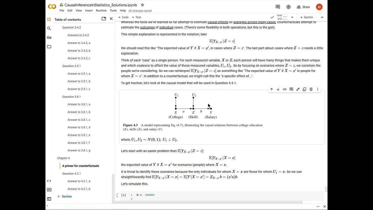 Causal Inference in Statistics, Solution to Problem Ch4 | Primer on ...