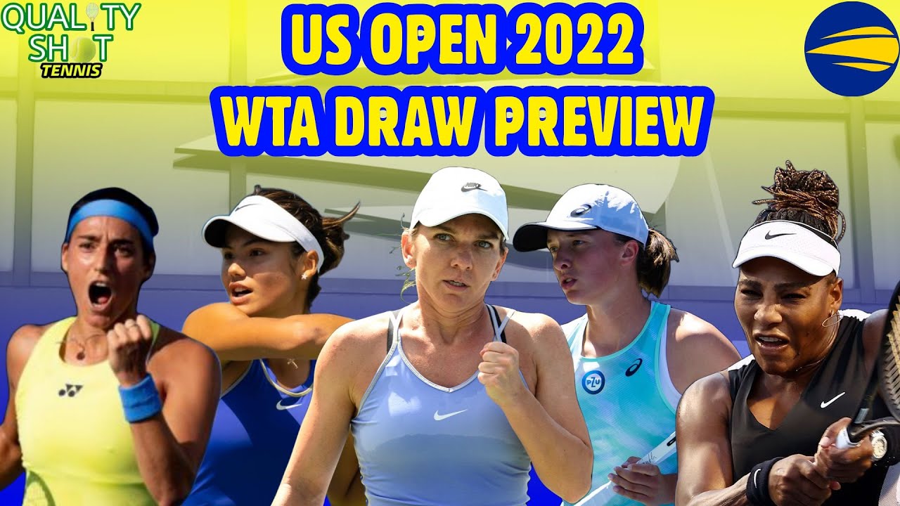 🎾US Open 2022 Draw Preview & Predictions | Swiatek or Halep? | Raducanu ...