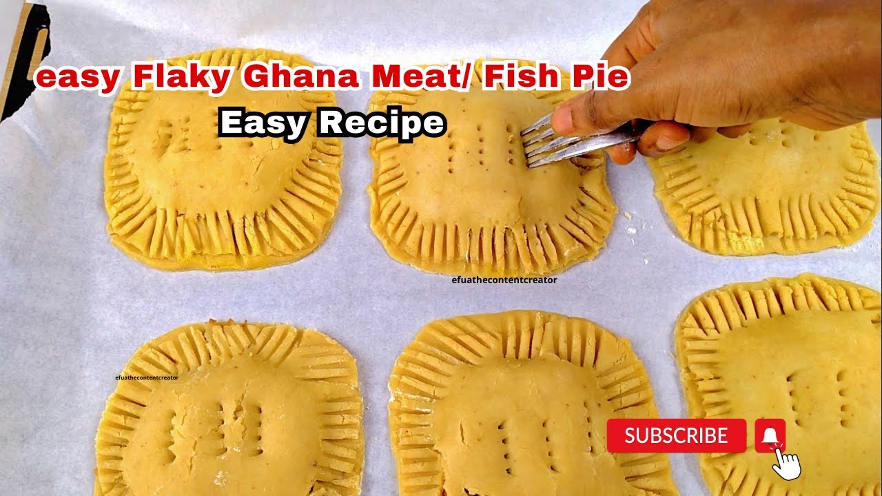 How To Make The Best Ghanaian Flaky Fish Pie |Easy Flaky Meat Pie ...