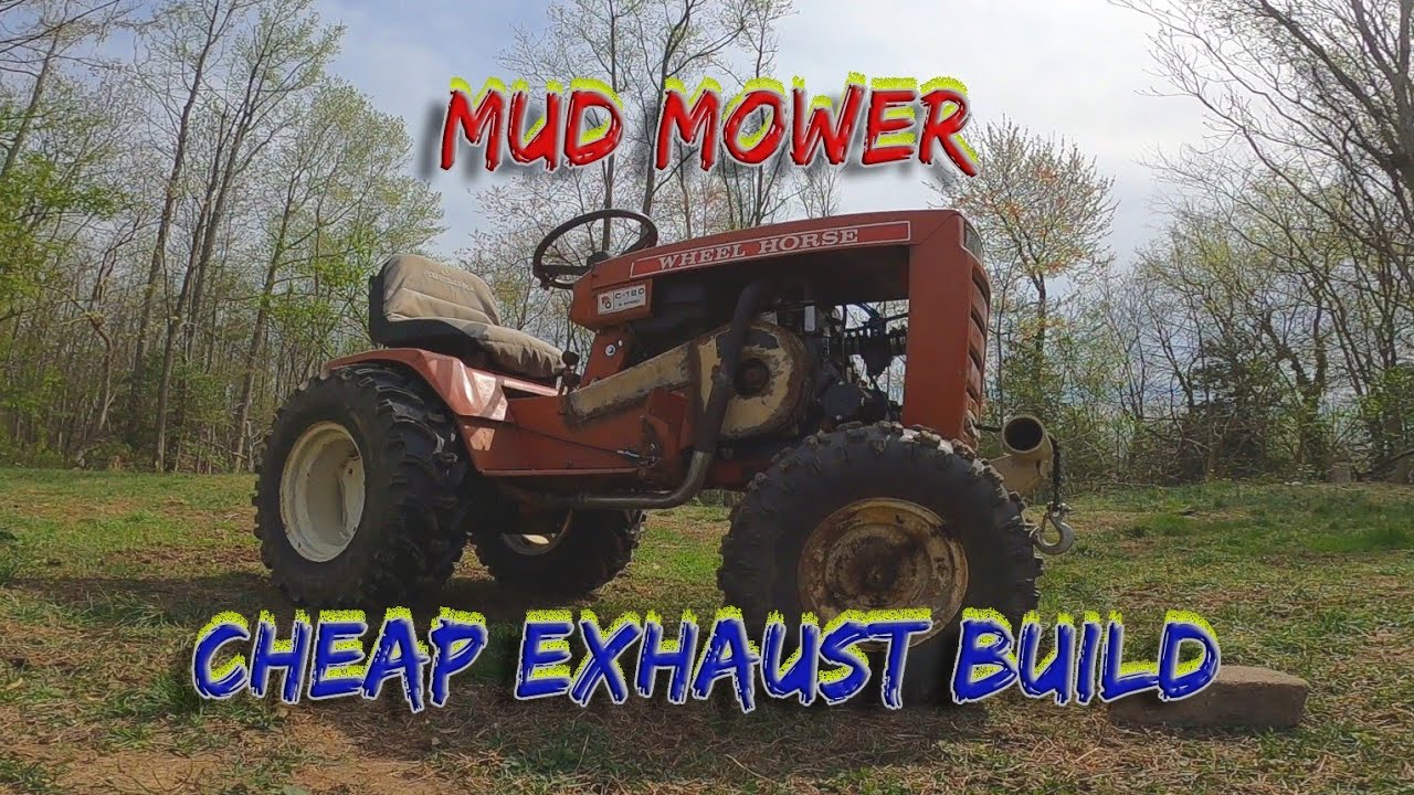 Mud Mower Custom Exhaust Build - YouTube