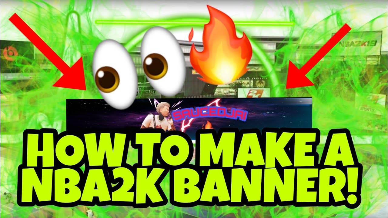 HOW TO MAKE AN NBA2K BANNER FOR YOUTUBE!👀🔥 - YouTube