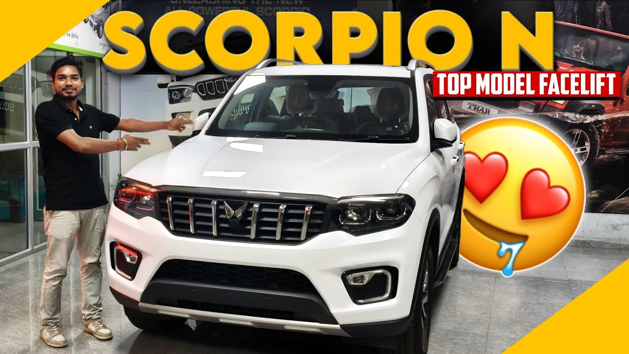 Scorpio N White top model | Scorpio facelift - YouTube