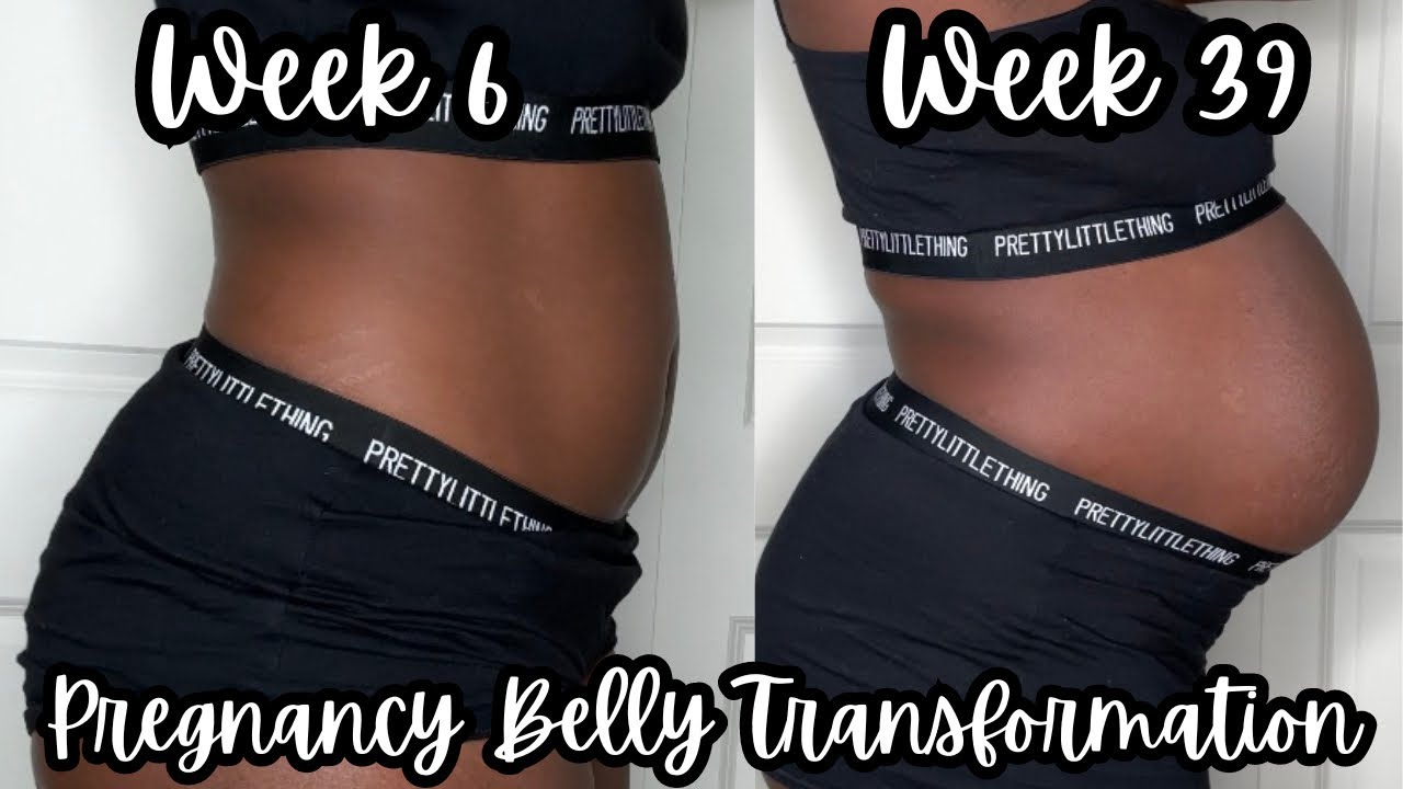 PREGNANCY JOURNEY & BELLY TRANSFORMATION WEEK BY WEEK! - YouTube