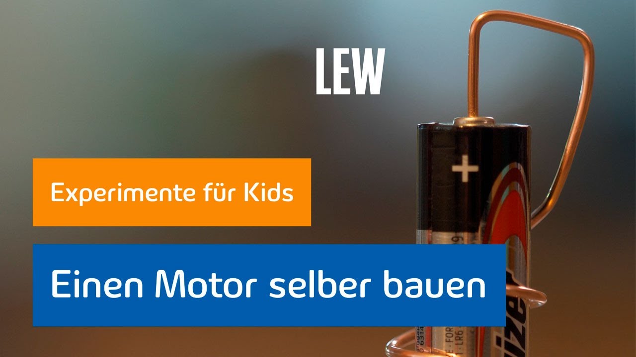 Baue deinen eigenen, kleinen Motor | Experimente für Kids - YouTube