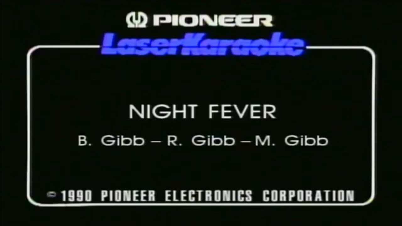 NIGHT FEVER - The Bee Gees - Karaoke Version - American Karaoke 70's ...