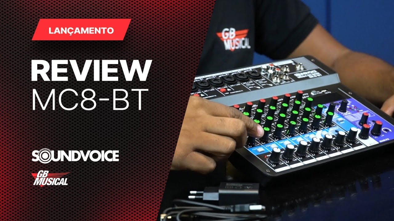 Review Mesa de Som MC8- BT Soundvoice - YouTube