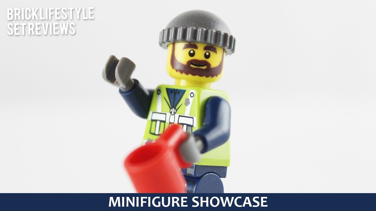 LEGO Movie Garbage Man Grant Minifigure | Minifigure Showcase - YouTube