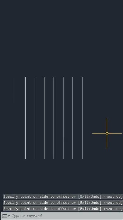 How to draw multiple #offset in #autocad at once? - YouTube