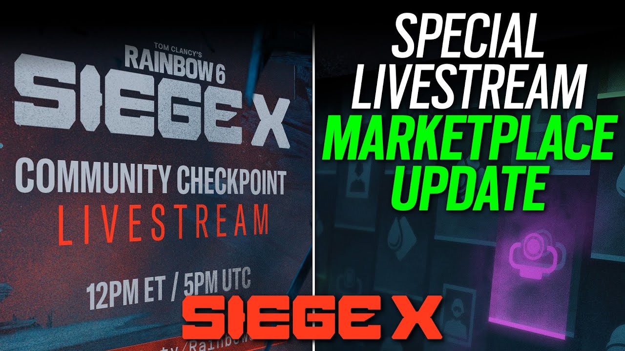 Special Live Steam This Friday & Marketplace Update - Siege Community ...