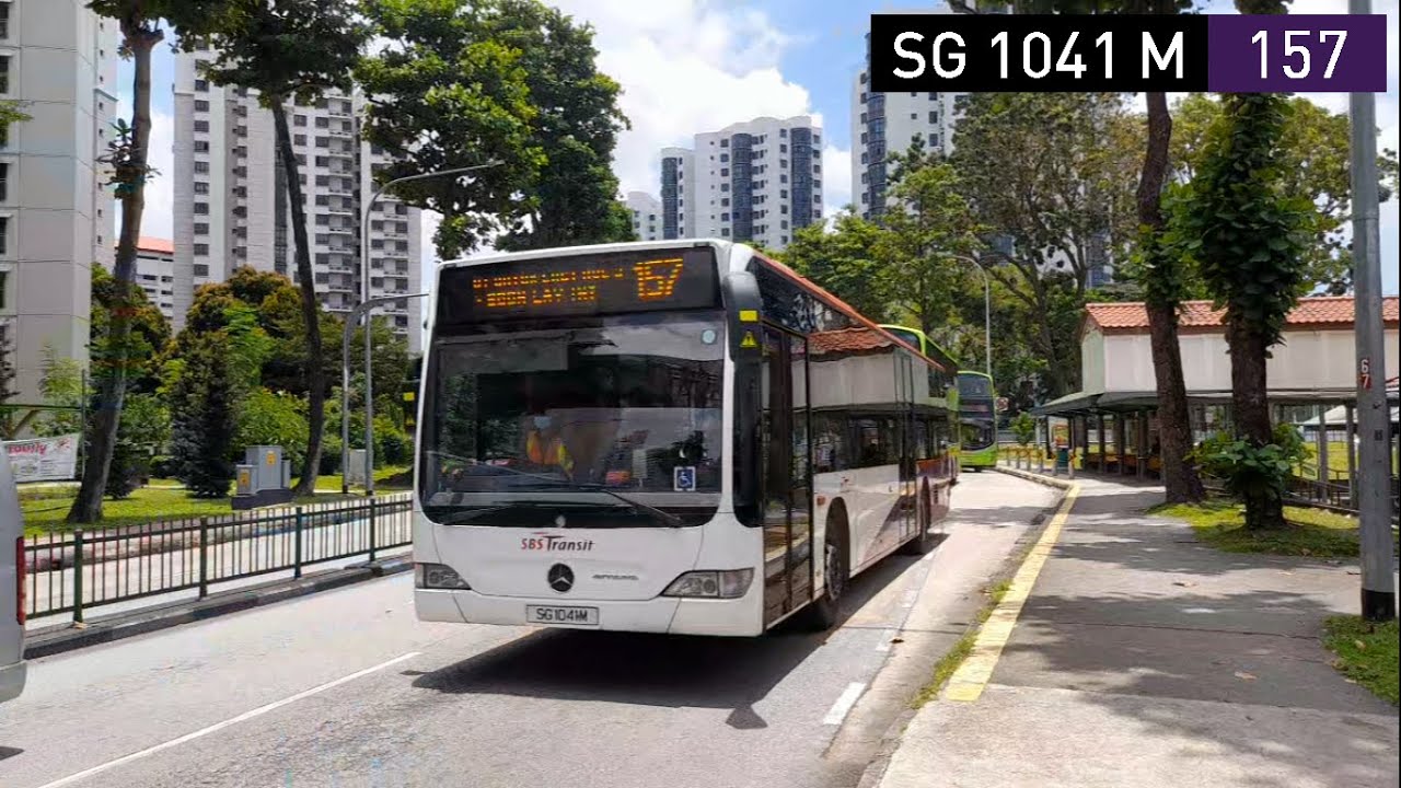 SBS Transit Buses: SG1041M on 157 - YouTube