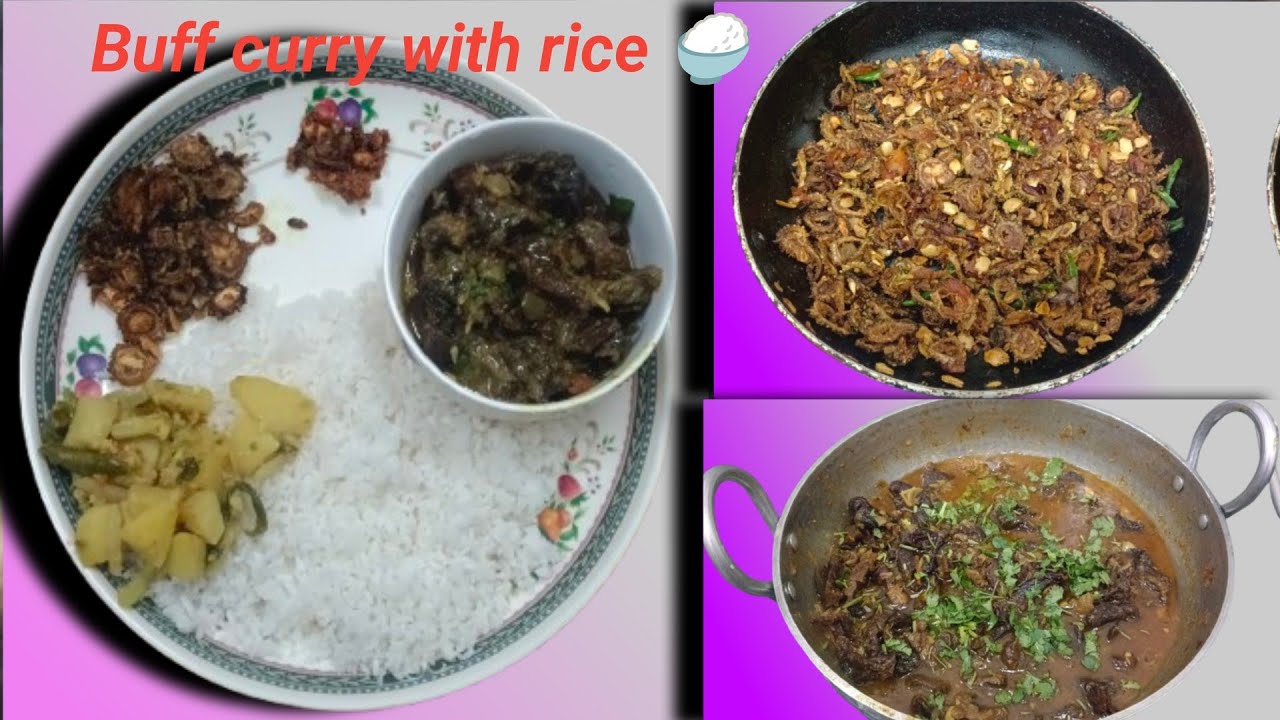 Dried Buff Meat Dinner #nepalicooking #cookingchannel #cookingvideo # ...