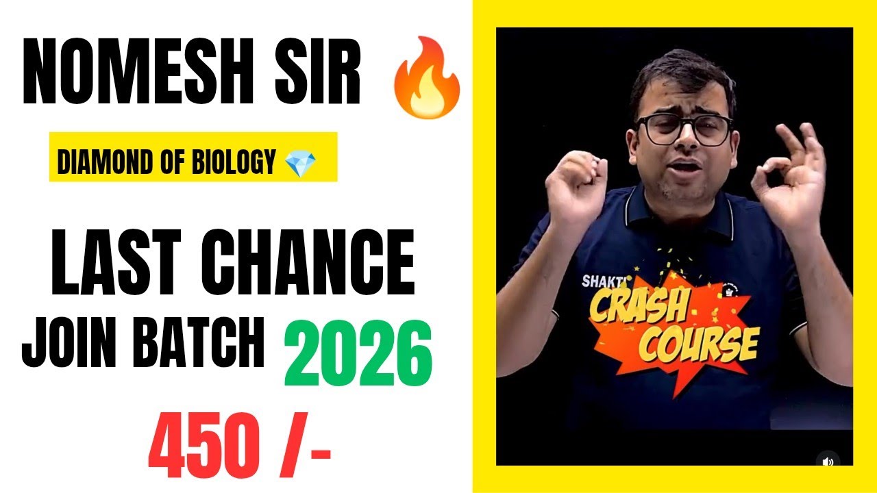 Nomesh Sir 🧿💕 – The Diamond of Biology | Ex-Allen, Aakash & PW Legend 💎 ...