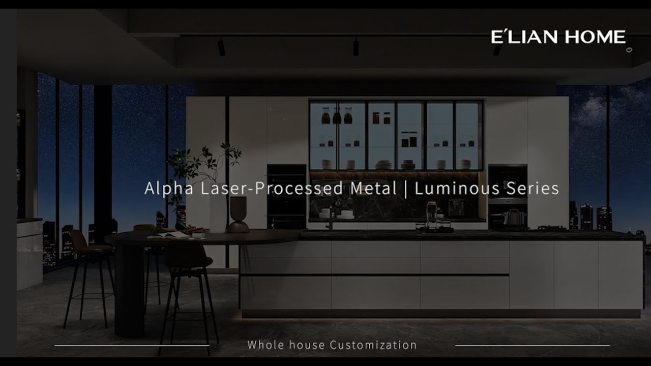 Alpha Laser-Finished Metal | Luminous Series: Kitchen & Dining Area ...